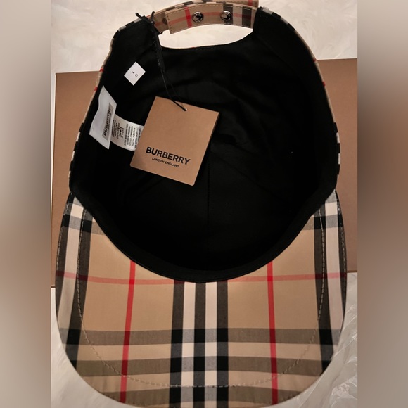 Burberry | Other | Burberry Monogram Motif Vintage Check Baseball Hat | Poshmark